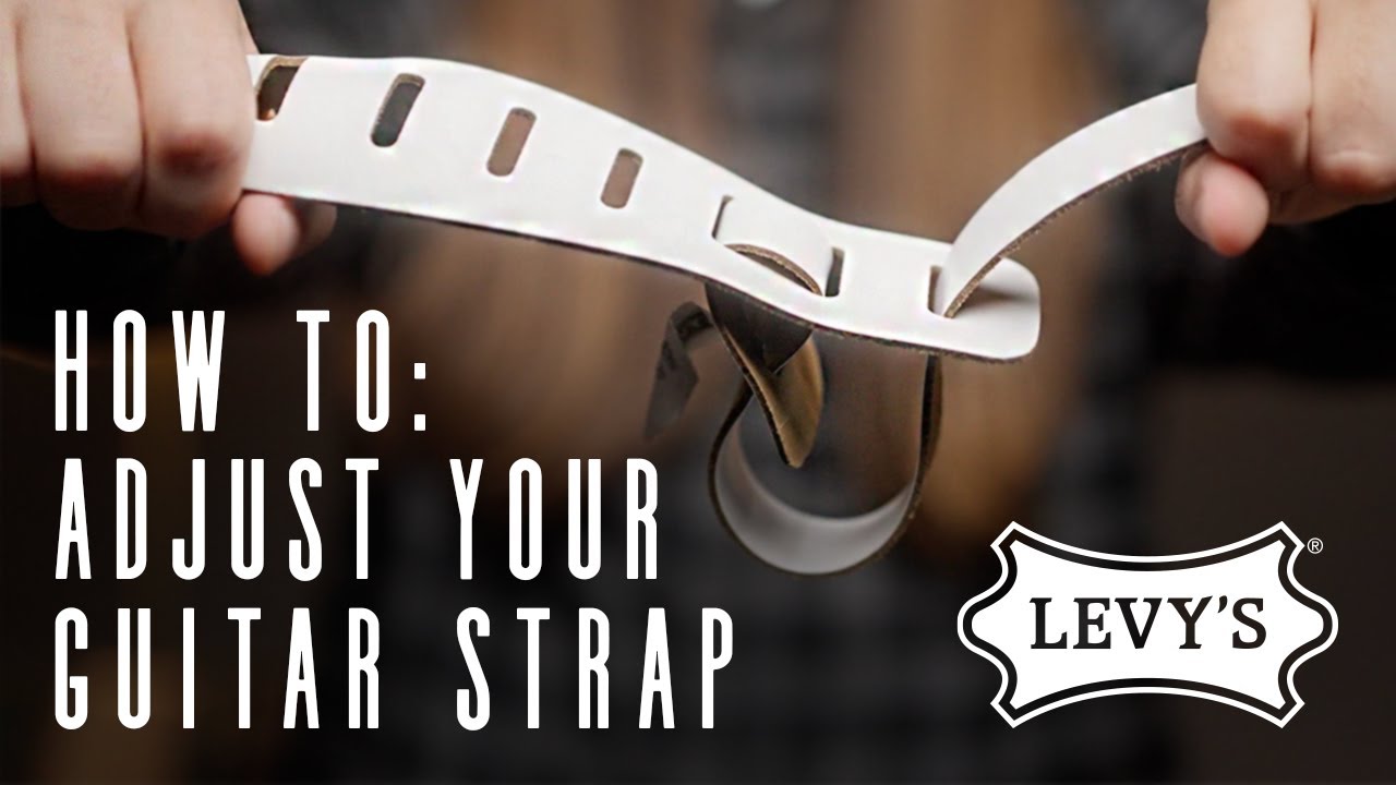 HOW TO: Adjust Your Ladder-Style Guitar Strap - YouTube
