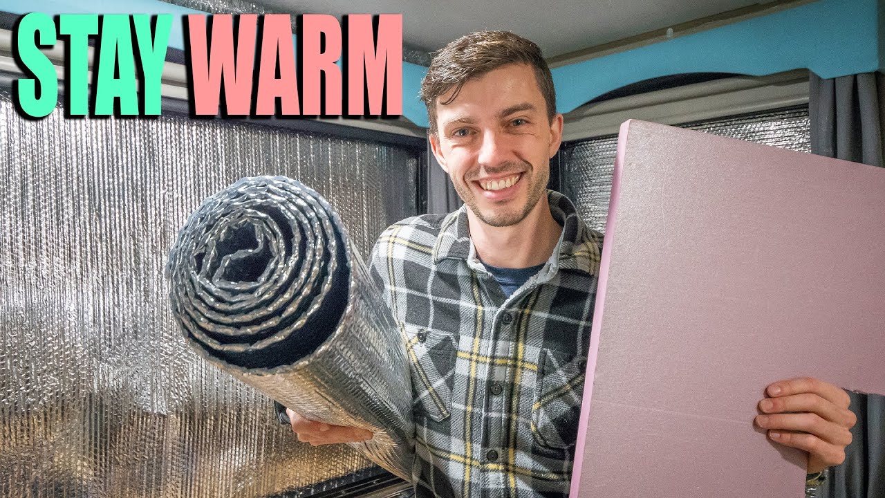 DON'T FREEZE! - Insulating RV for Winter with Reflectix, Foam Board ...