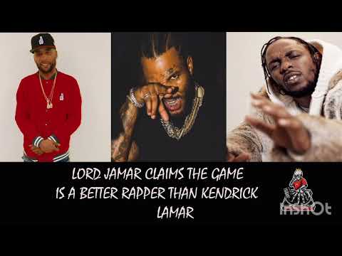 Lord Jamar claims The Game is a Better Rapper than Kendrick Lamar - YouTube