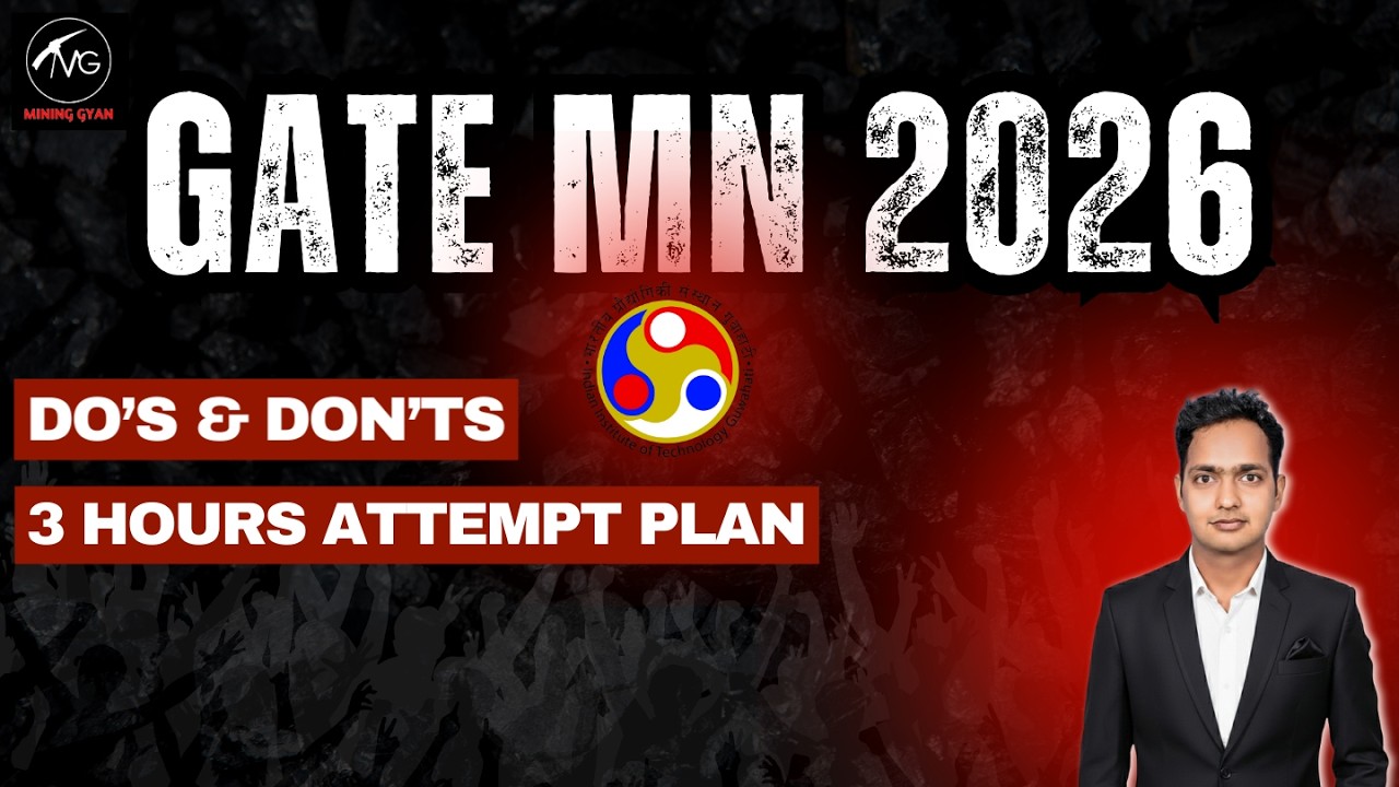 GATE MN Exam 2026 | 3 Hours Strategy | What To Do & What Not To Do ...