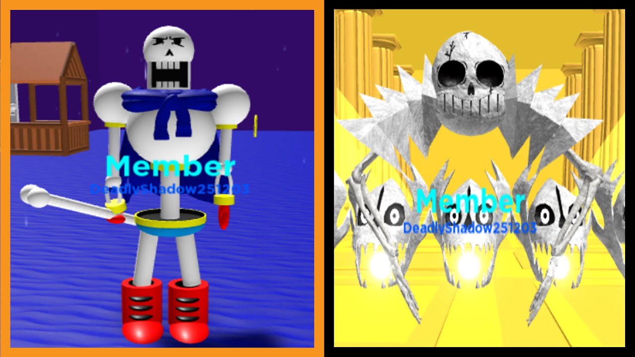 Revenge Papyrus & Ultra Sans [Event Character] [Showcase] [Undertale ...