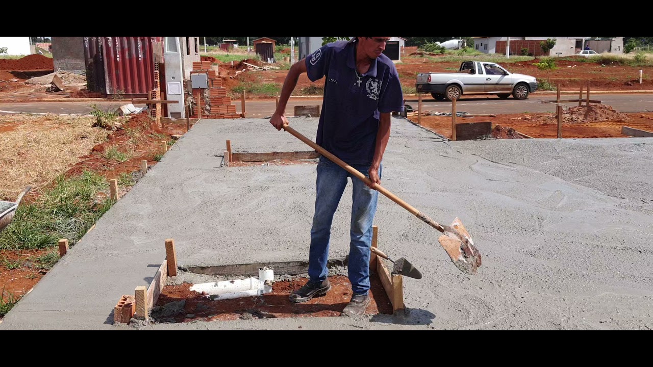 FUNDAÇÃO RADIER PARA CASA PRÉ MOLDADAS - YouTube