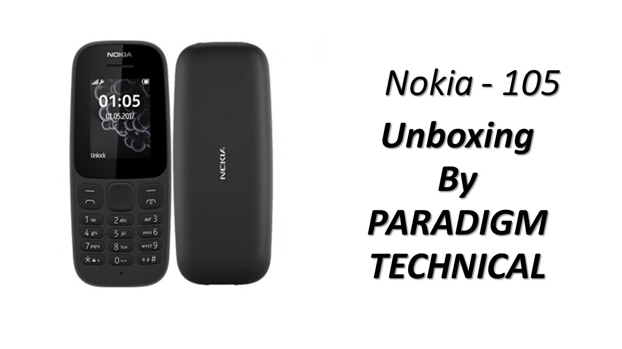 Nokia 105 Unboxing - YouTube