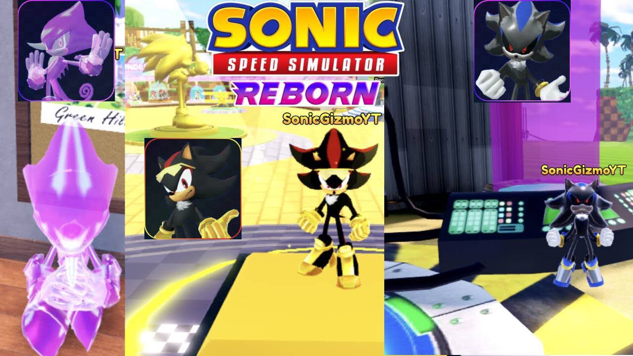 Unlocking Android Shadow Blue, Invisible Espio, And Gold Style Shadow ...