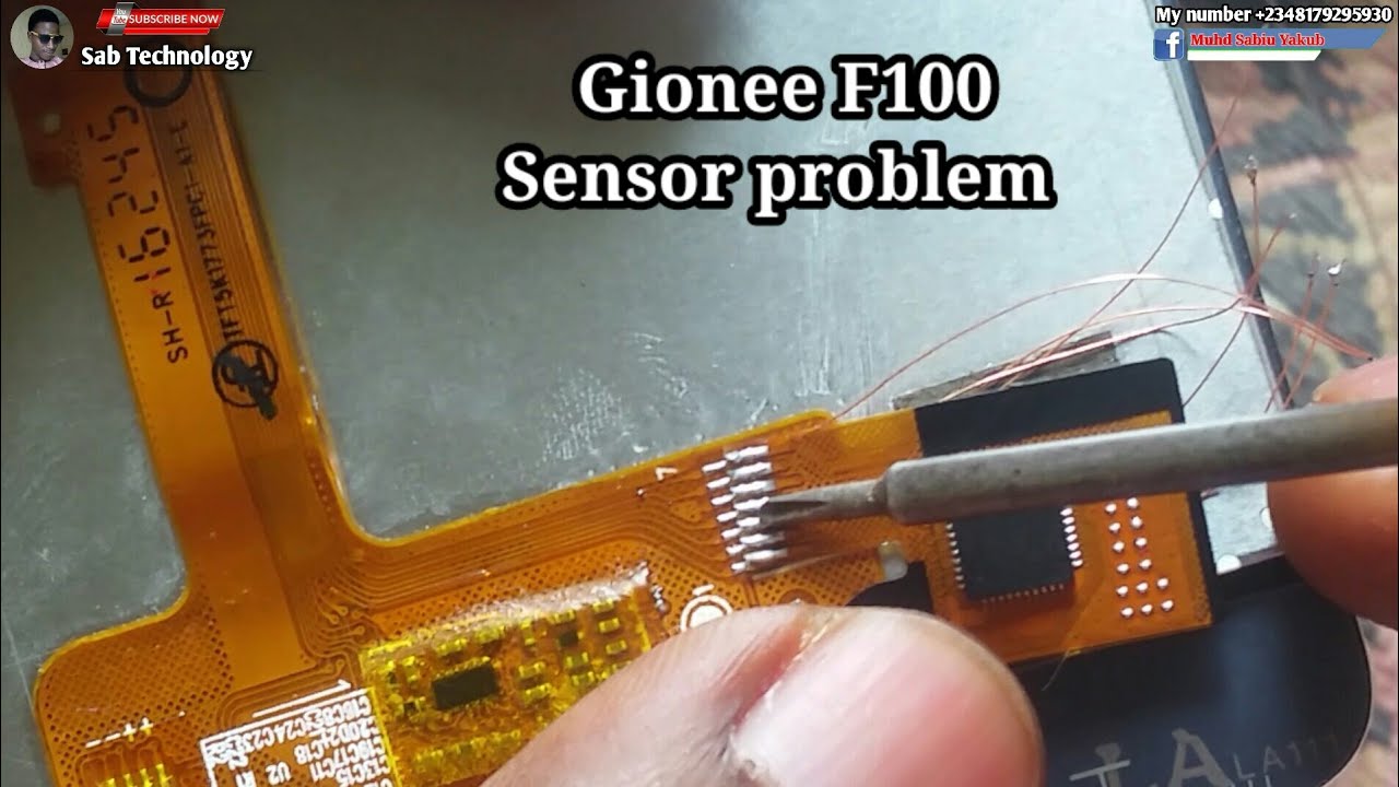 Sana'ar gyaran waya don masu koyo - Darasi na 57 (Gionee F100 sensor ...