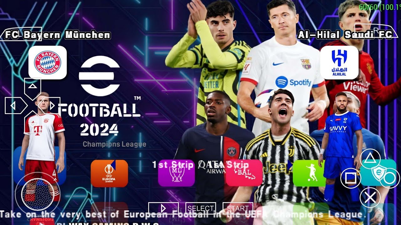 🆕 EFOOTBALL PES 2024 PPSSPP UPDATE TRANSFERS & FACES KITS 23/2024 ...