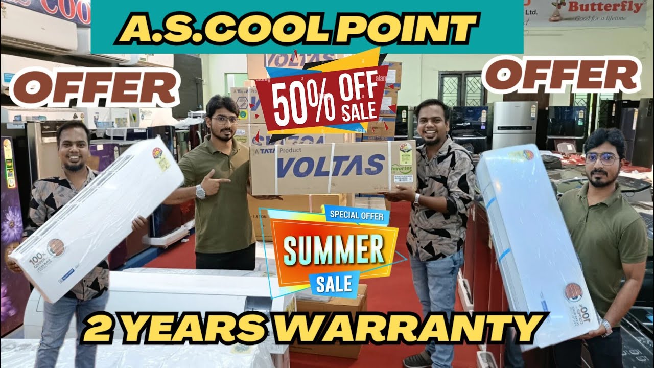 🤩வந்தாச்சு 50% Offer Super Summer Sale | A. S. Cool Point | 2 Years ...