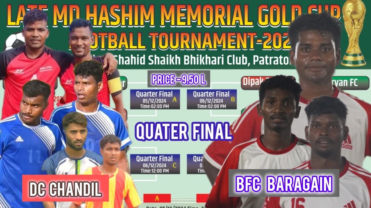 dc chandil 01 Vs 05 bfc baragain /quarter final / Kanke gold cup 2024 ...