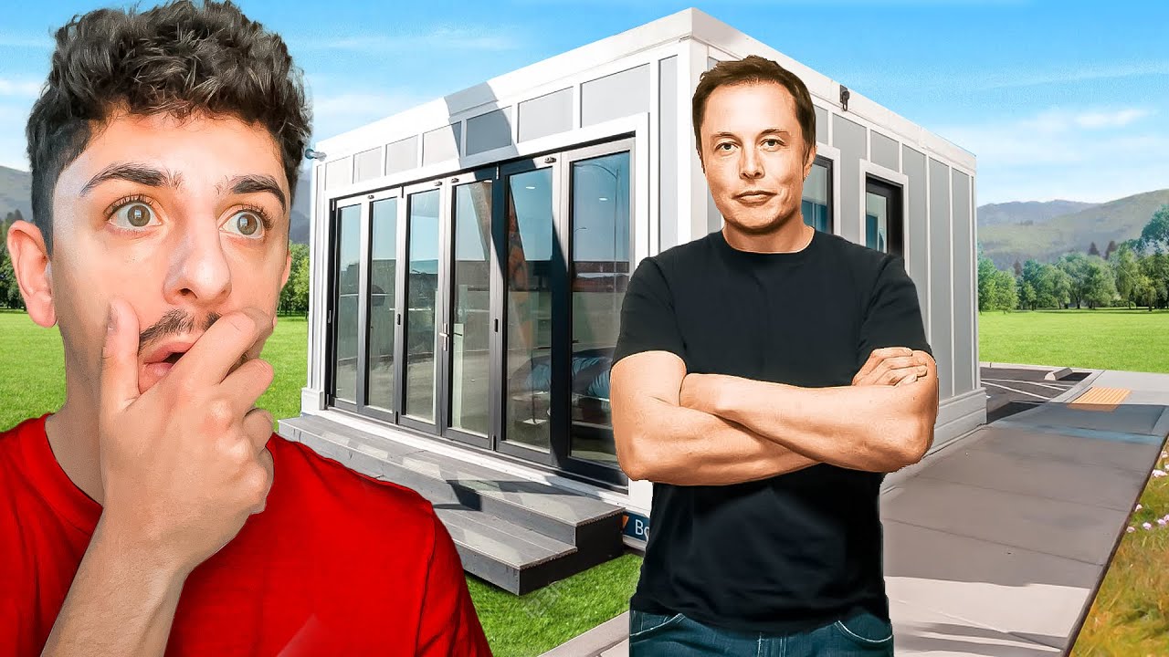Visiting Elon Musk’s $50,000 Tiny Home! *SHOCKING* - YouTube