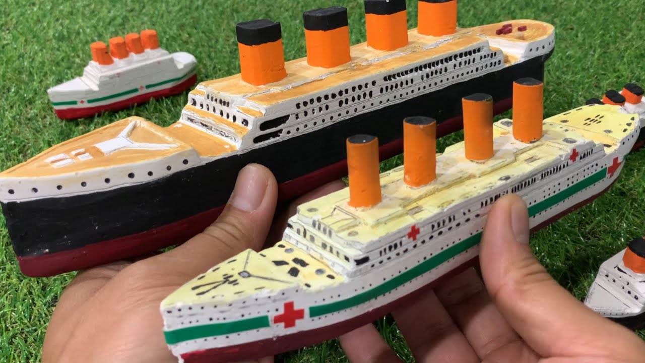 Titanic, Britannic, Lusitania, Carpathia, RMS Queen Mary Models ...