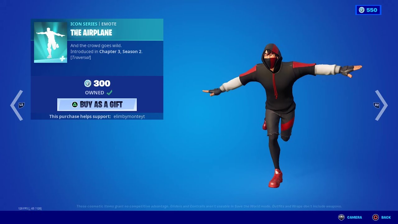 (Joel Embiid) THE AIRPLANE Emote With IKONIK Skin! - YouTube