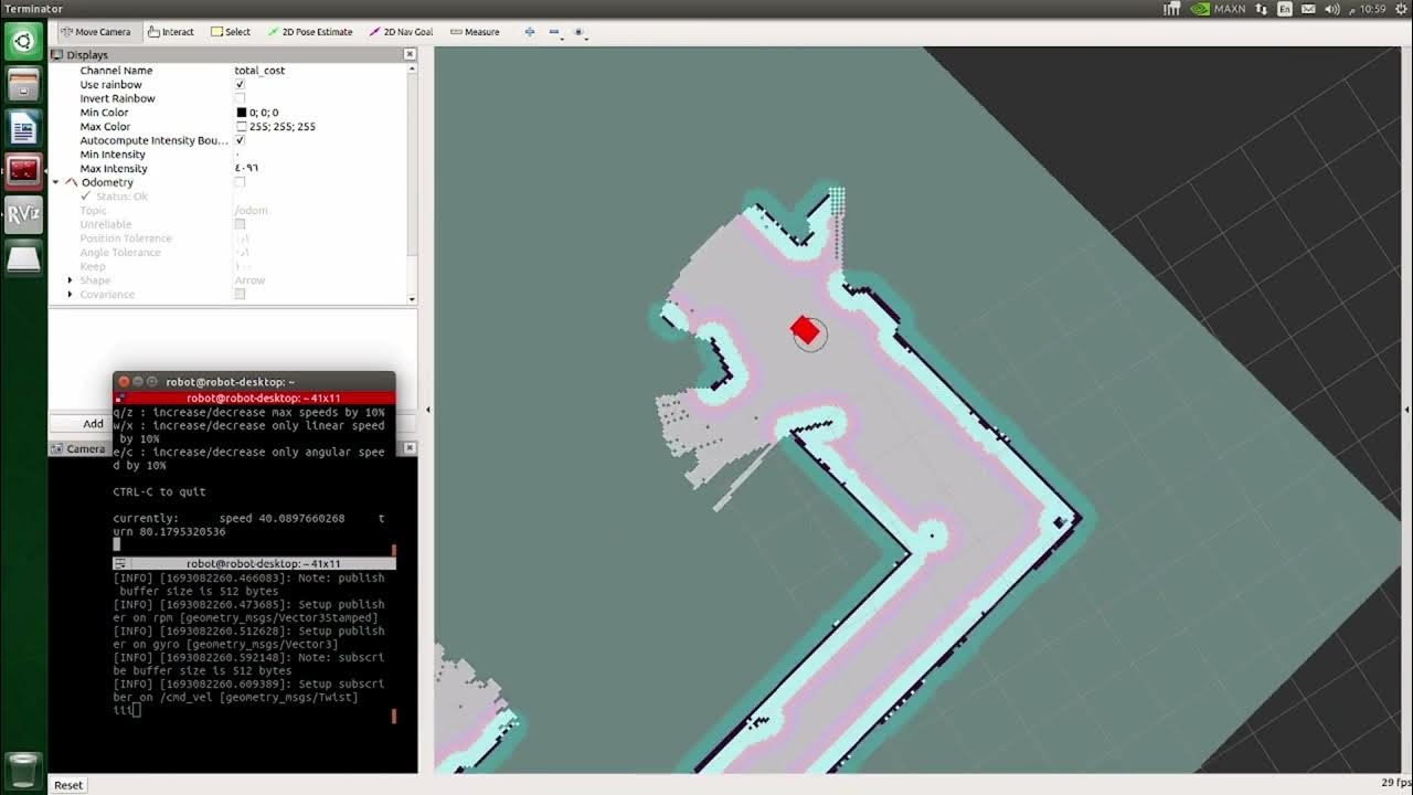 Gmapping using Rplidar-A1 session 2 - YouTube