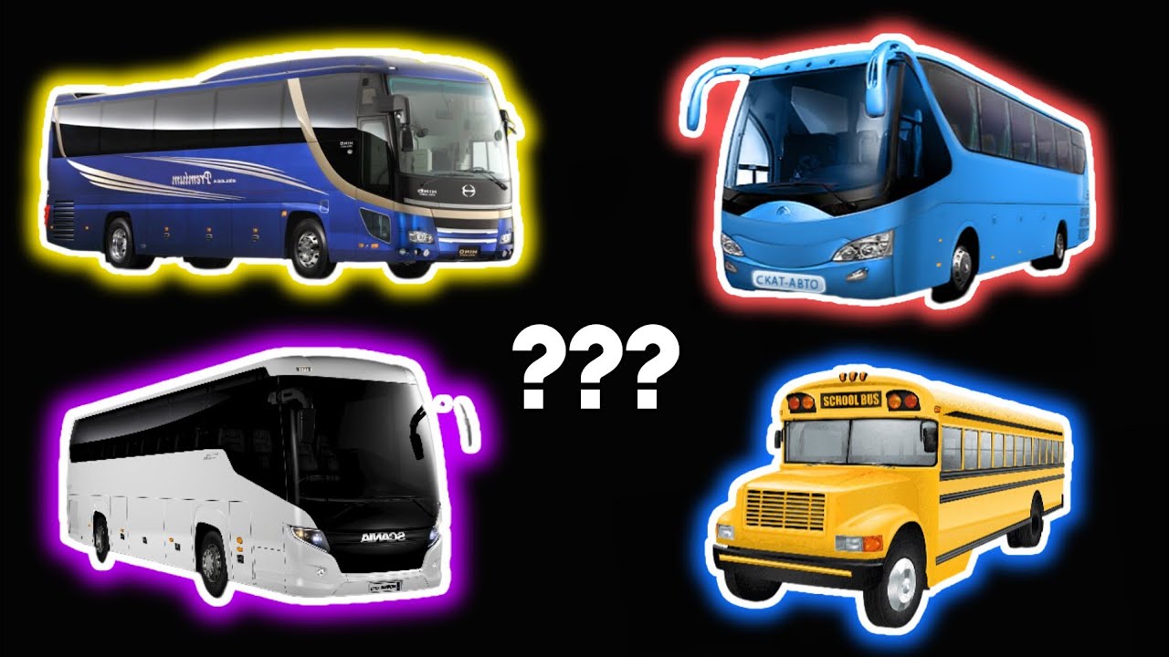 19 School Bus Horn vs Tour Bus Horn SoundVariations in 100+ Seconds ...