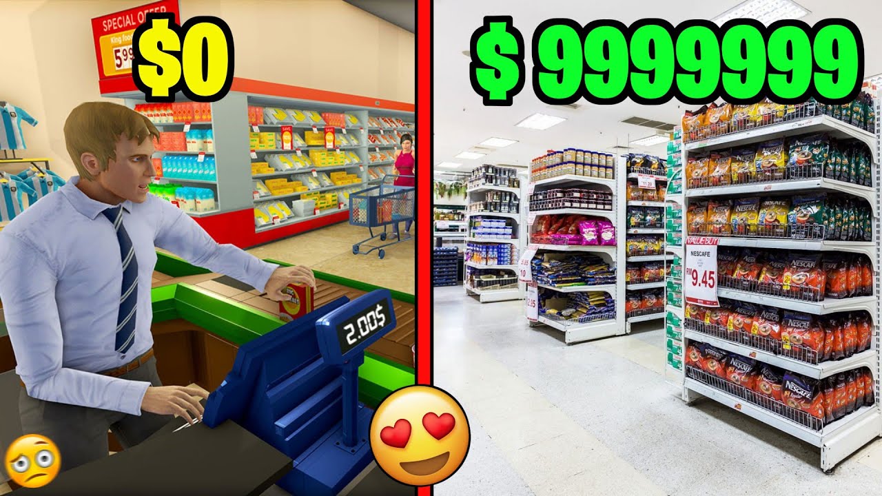 😱 Converting Small Shop Into BIG SUPERMARKET... We Are Rich! - YouTube