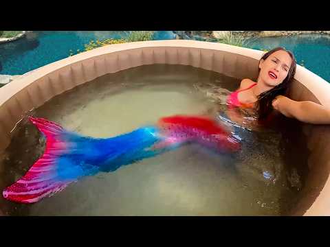 La sirena necesita agua urgente! La familia al rescate 🧜‍♀️💧
