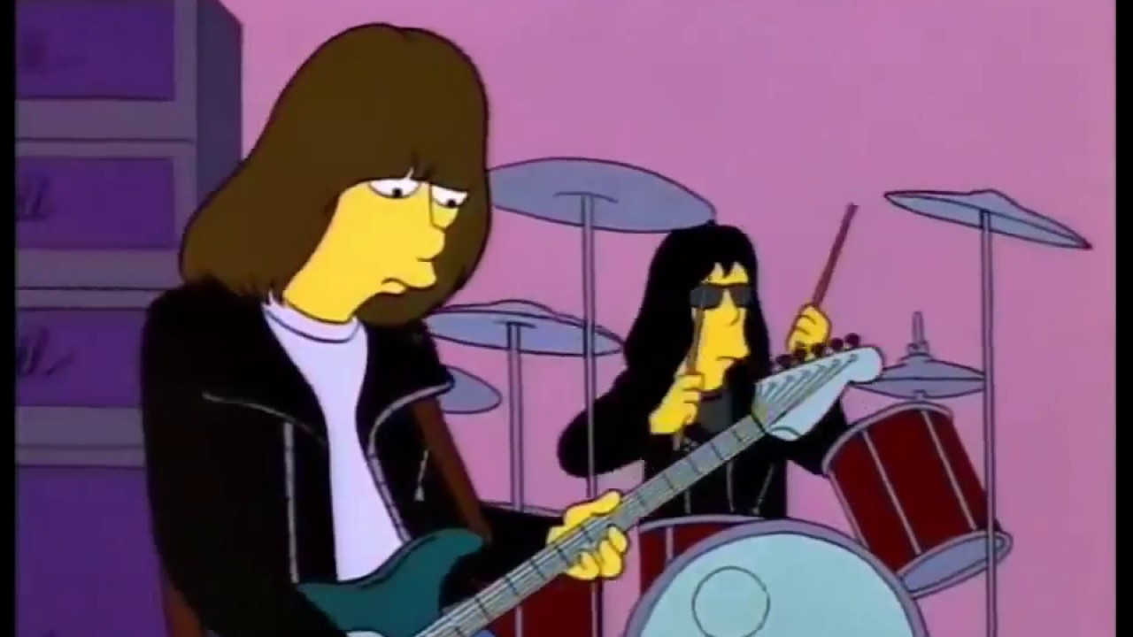 The Ramones - In the Simpsons (HD) - YouTube