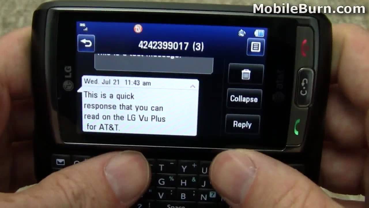 LG Vu Plus for AT&T video tour - YouTube