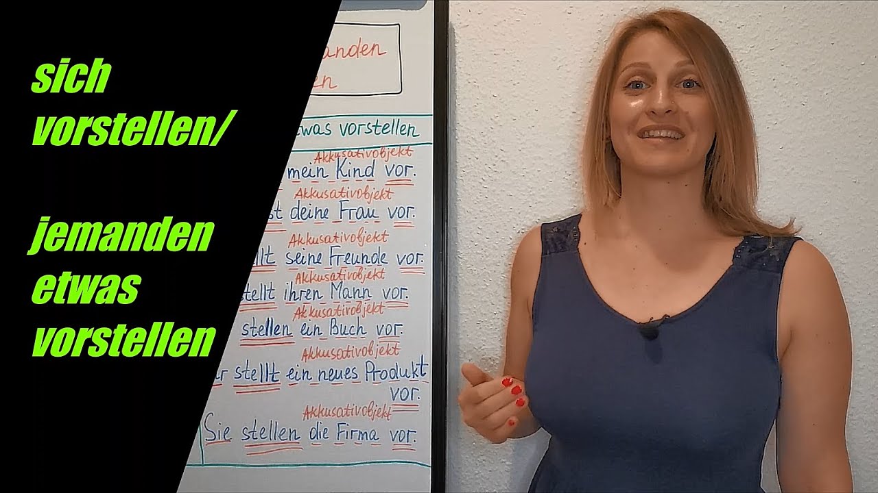 Das Verb "vorstellen": sich vorstellen; jemanden/etwas vorstellen - A2 ...