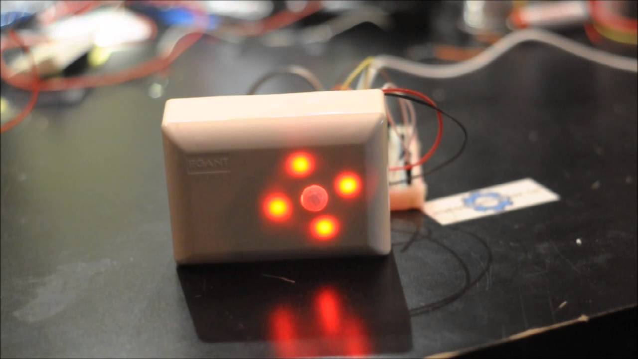 Motion sensor in Vera trigged - Reports to ESP8266 - YouTube