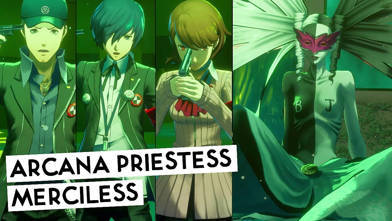 Persona 3 Reload - Full Moon: Arcana Priestess Boss (Merciless) - YouTube