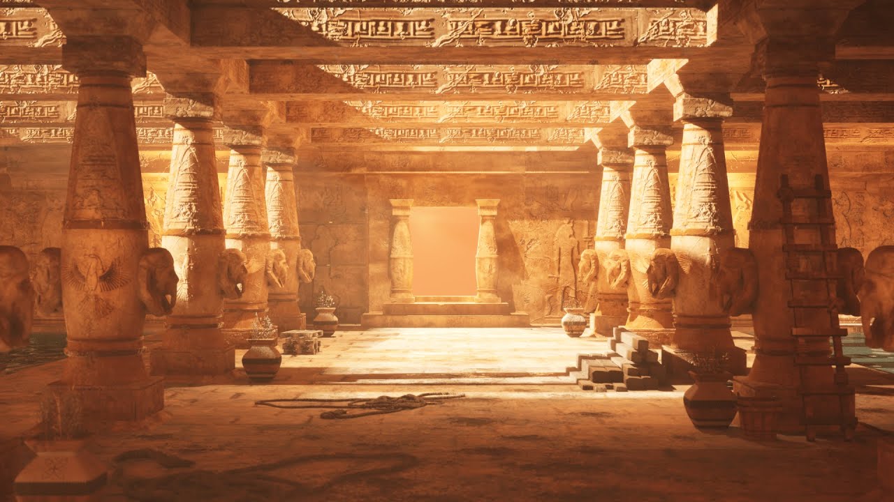 Egypt Temple _ Real Time Rendering in Unreal Engine - YouTube