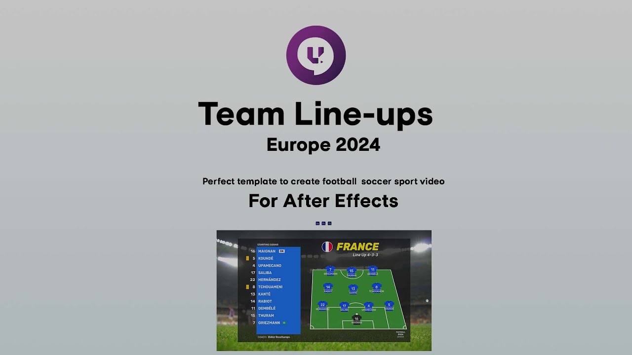 UEFA EURO 2024 Team Line up - YouTube