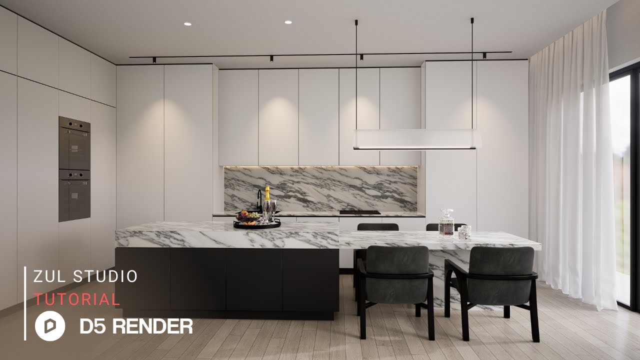 D5 Render realistic interior rendering tutorial | Pantry 188 - YouTube