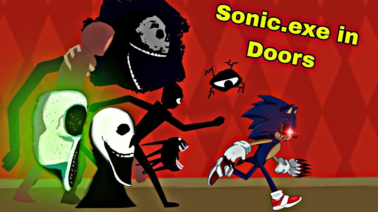 SONIC.EXE IN DOORS DC2 Animation - YouTube