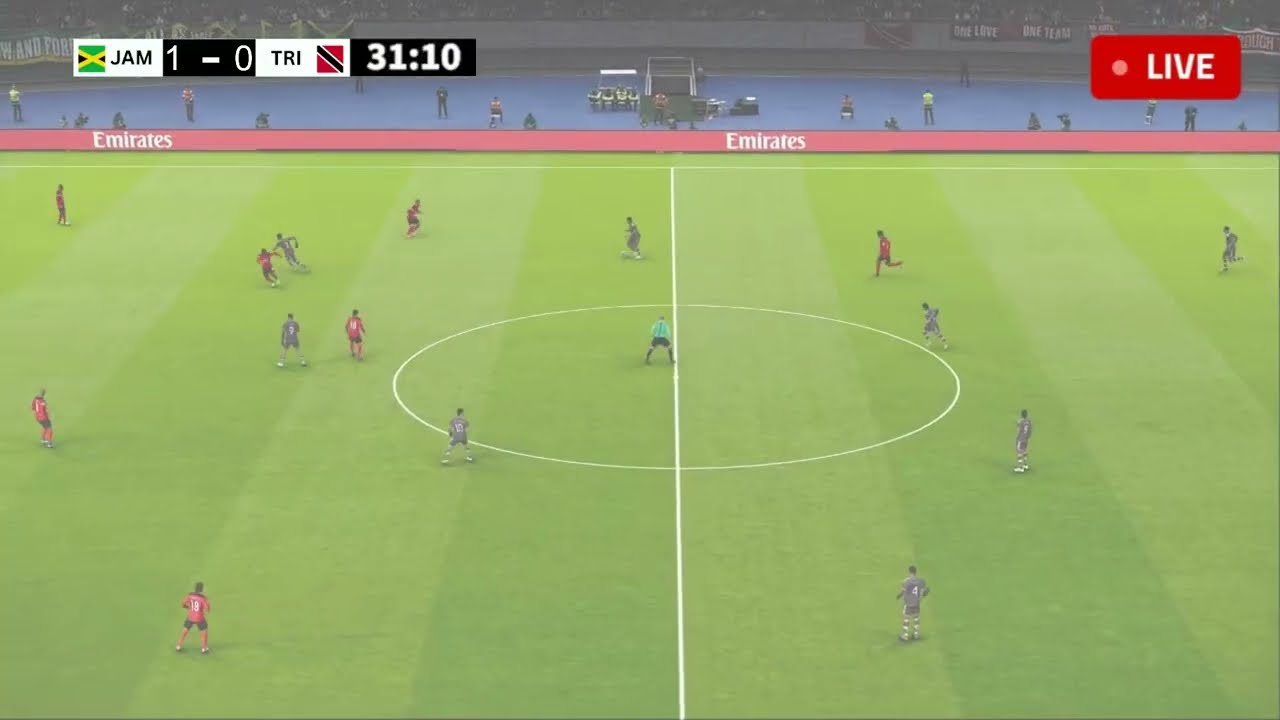 🔴 LIVE: Jamaica vs Trinidad and Tobago | Unity Cup 2025 ⚽ - YouTube