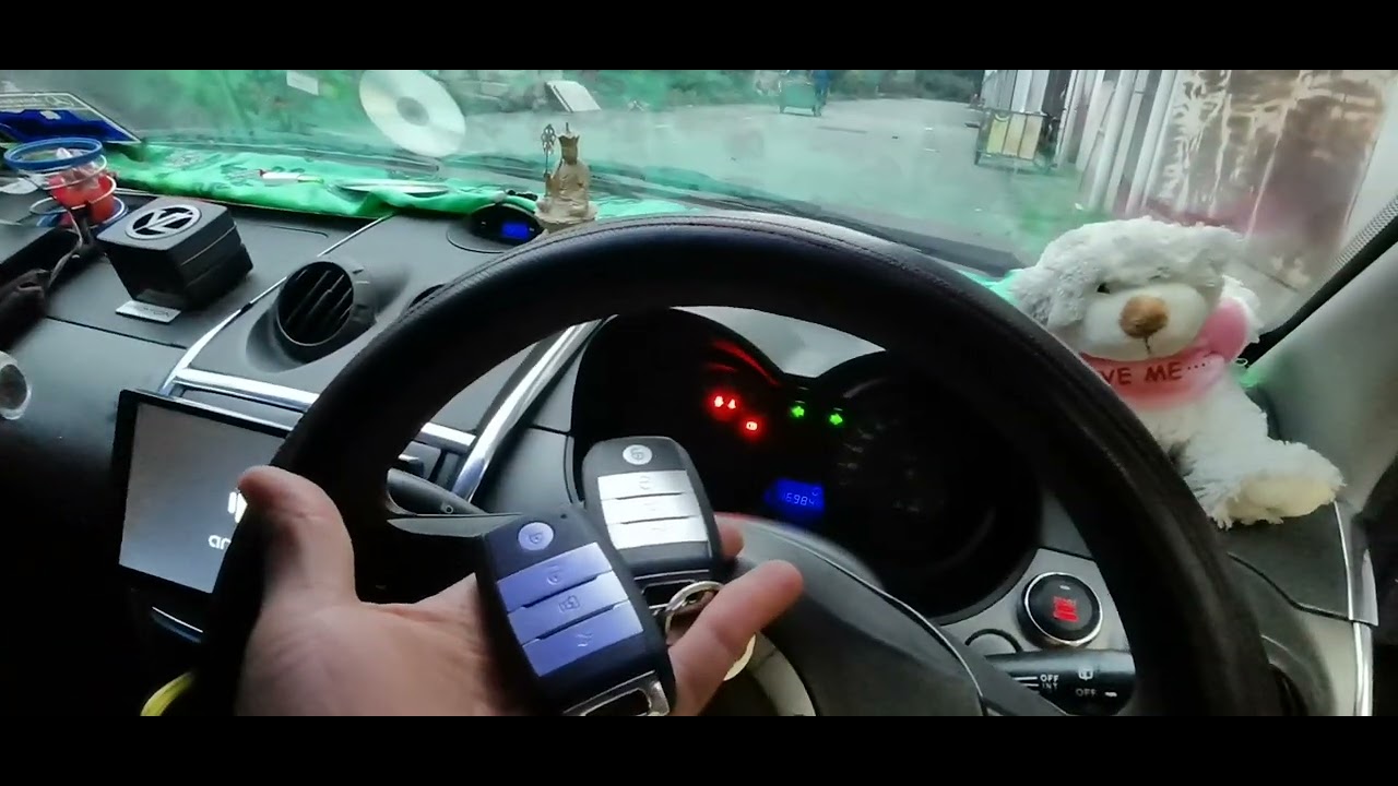 Leon proton satria neo PKE fully Keyless smart alarm system Push start ...