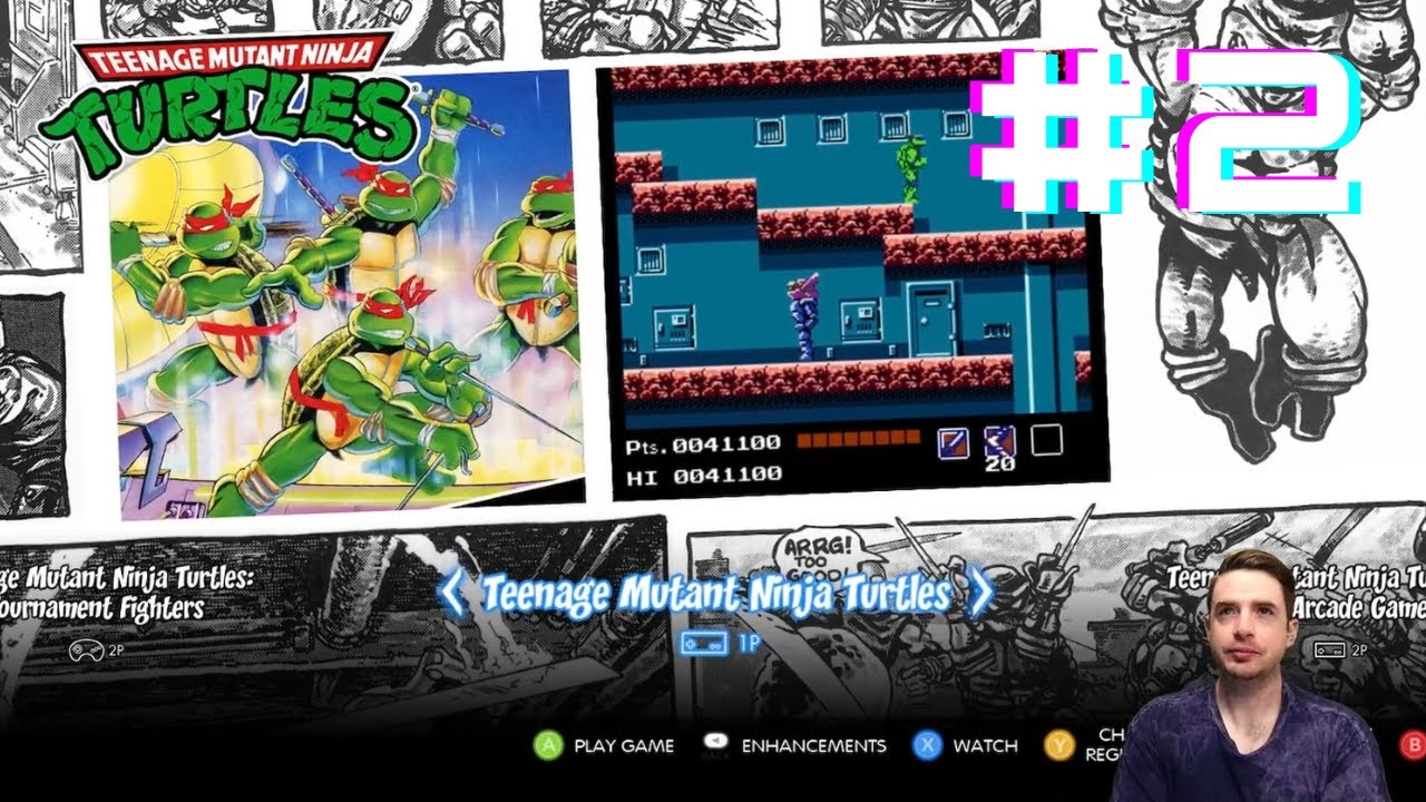 TMNT The Cowabunga Collection Day 2 NES, Turtles in time, gameboy - YouTube