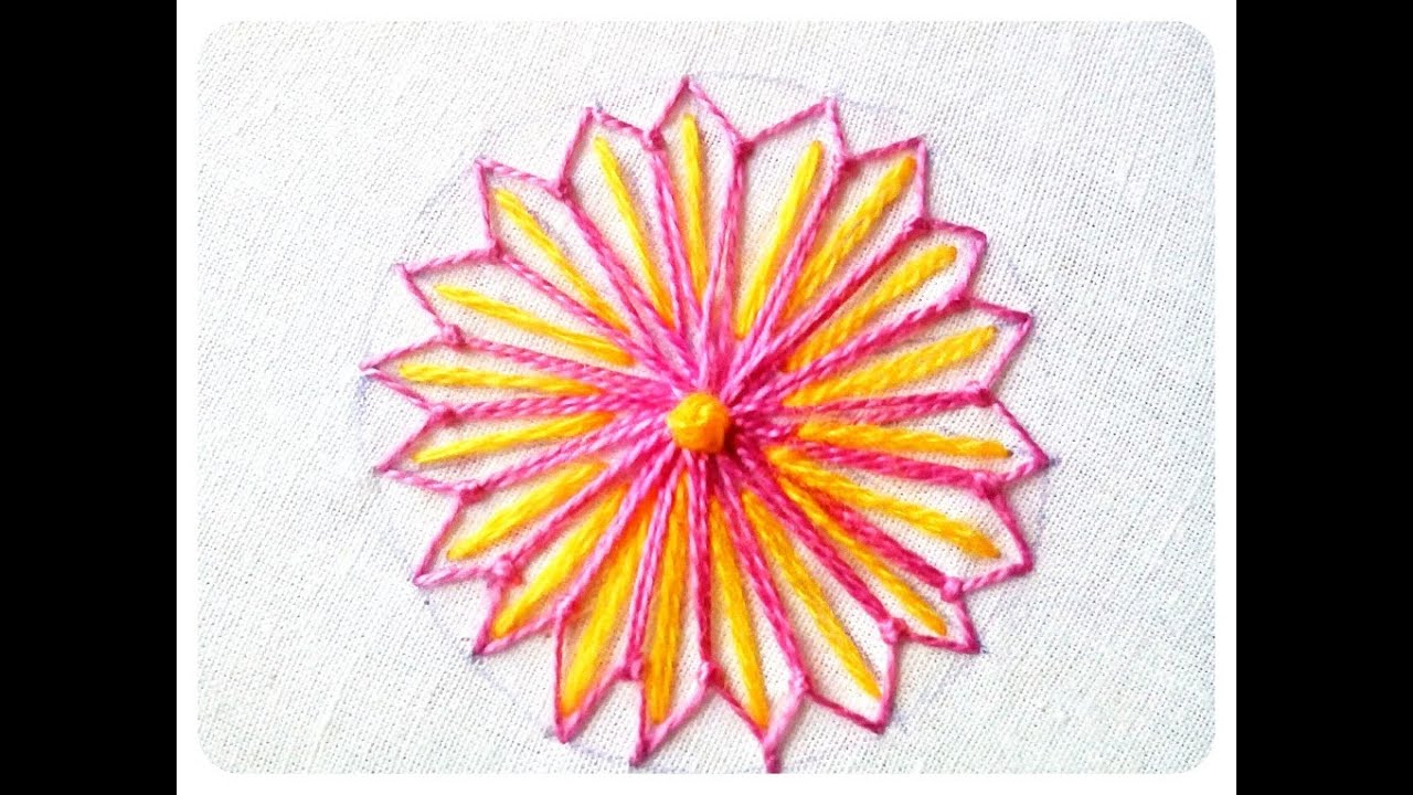 Hand Embroidery || Bordada puntada - YouTube