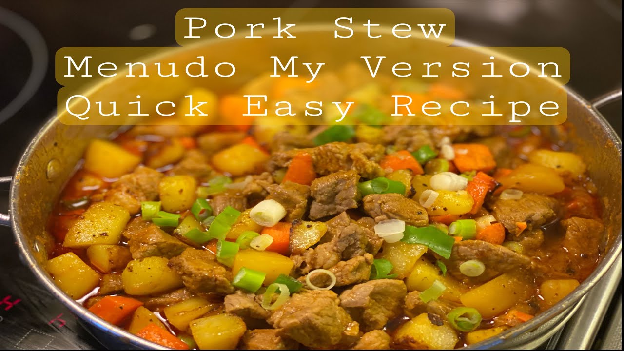 How I did My Quick Menudo Recipe // Deliciously Pork Menudo - YouTube