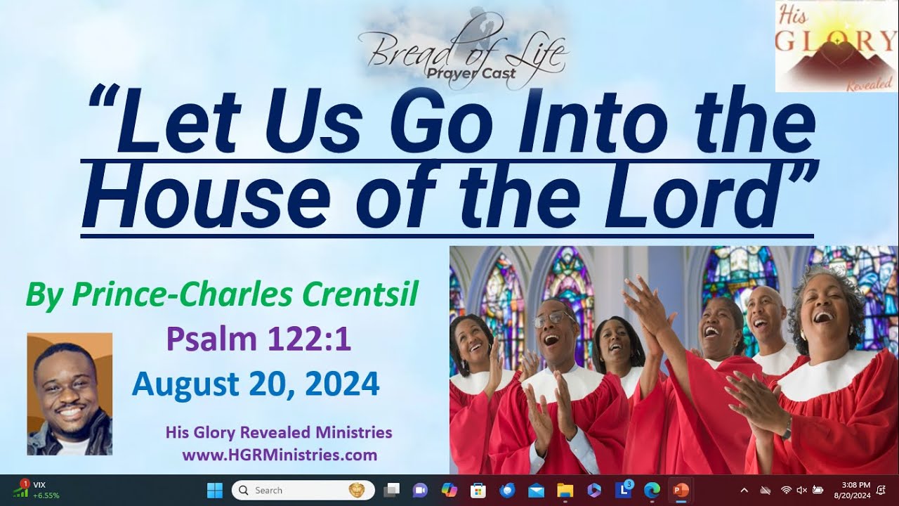 Let us go into the house of the Lord - Psalm 122:1 - Prince-Charles ...