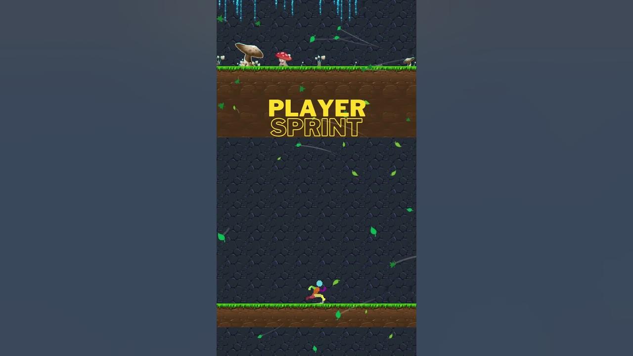Game dev 2 - sprint and wall jump #indiegame #itch #gamemaker - YouTube