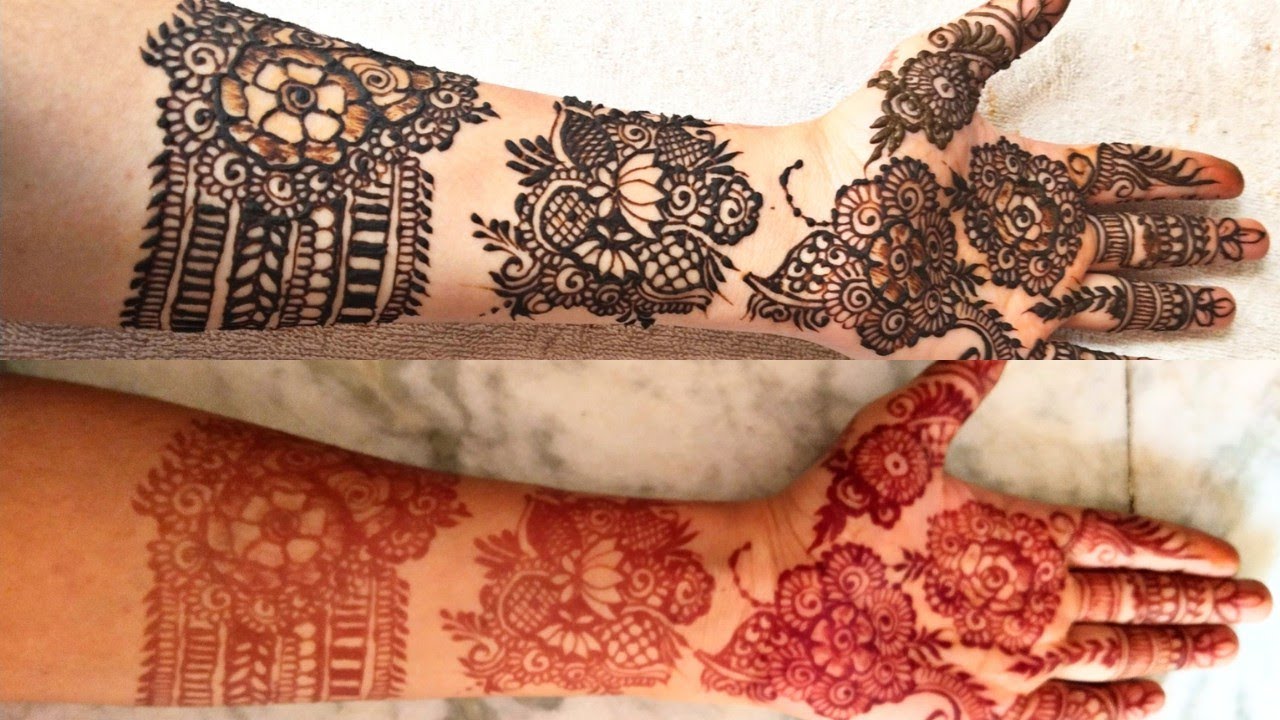 beautiful floral shaded mehendi design| wedding special girl mehndi ...