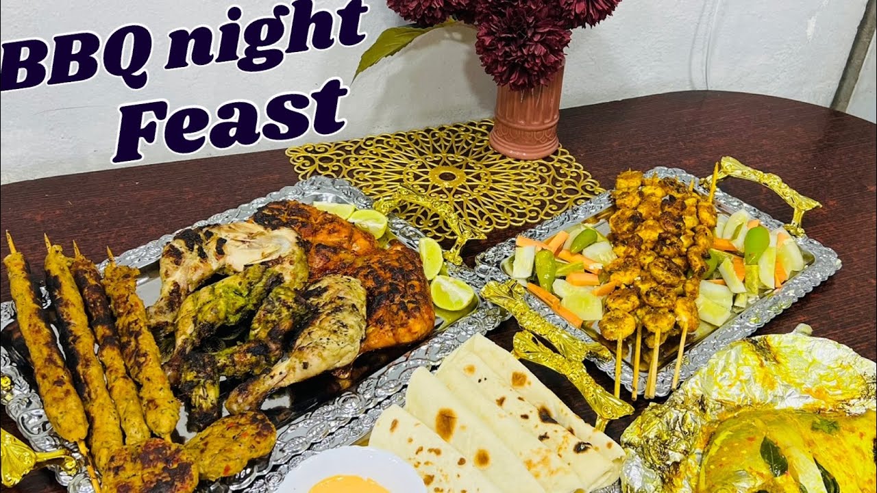 BBQ Grill setup vlog Tamil/ Charcoal cooking Tamil vlog/ BBQ feast for ...