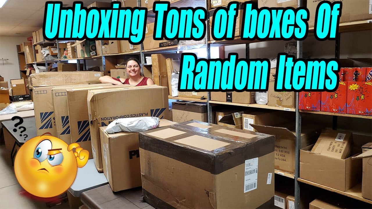 Unboxing so many items in these boxes. Everything is so Random. Check it out?! - YouTube