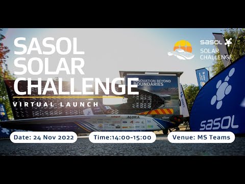Sasol Solar Challenge 2024 Virtual Launch - YouTube
