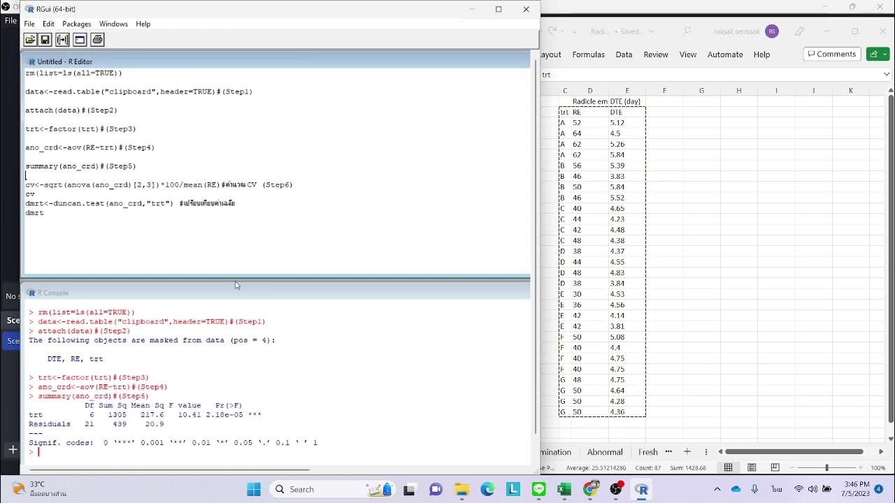 R Program for CRD - YouTube