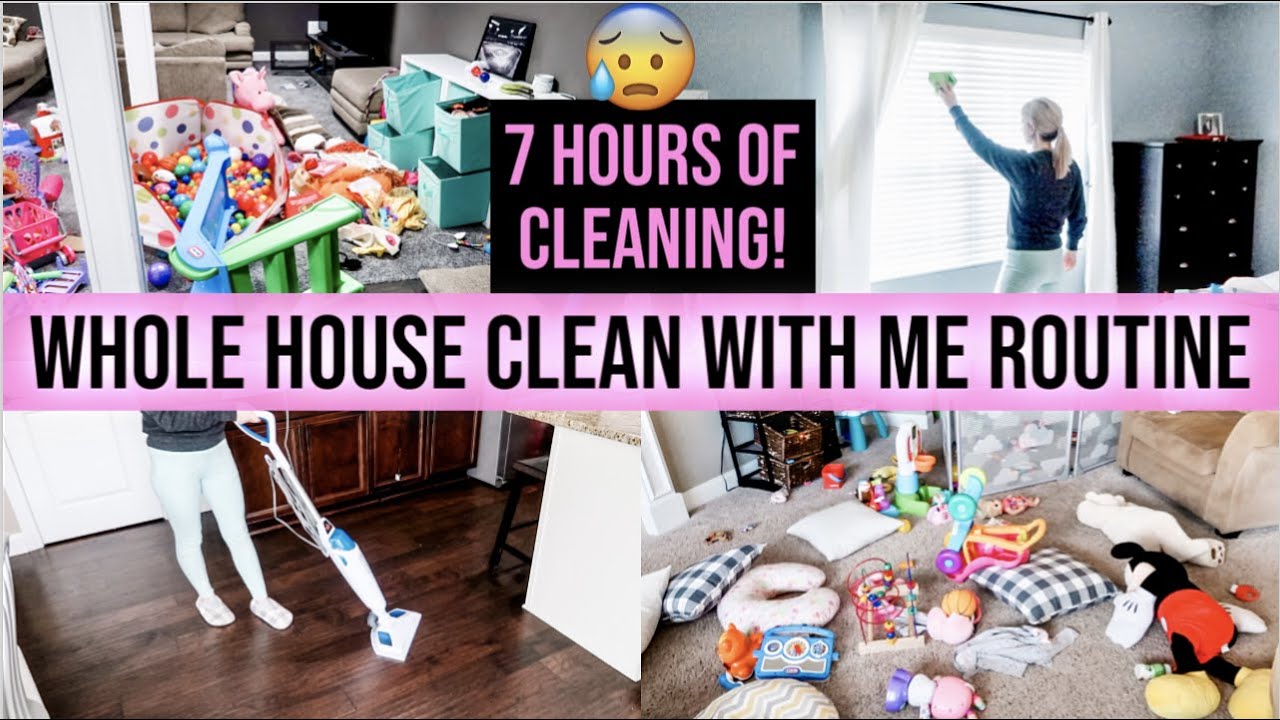 NEW! EXTREME WHOLE HOUSE CLEAN WITH ME 2020 | ALL DAY SPEED CLEANING ...