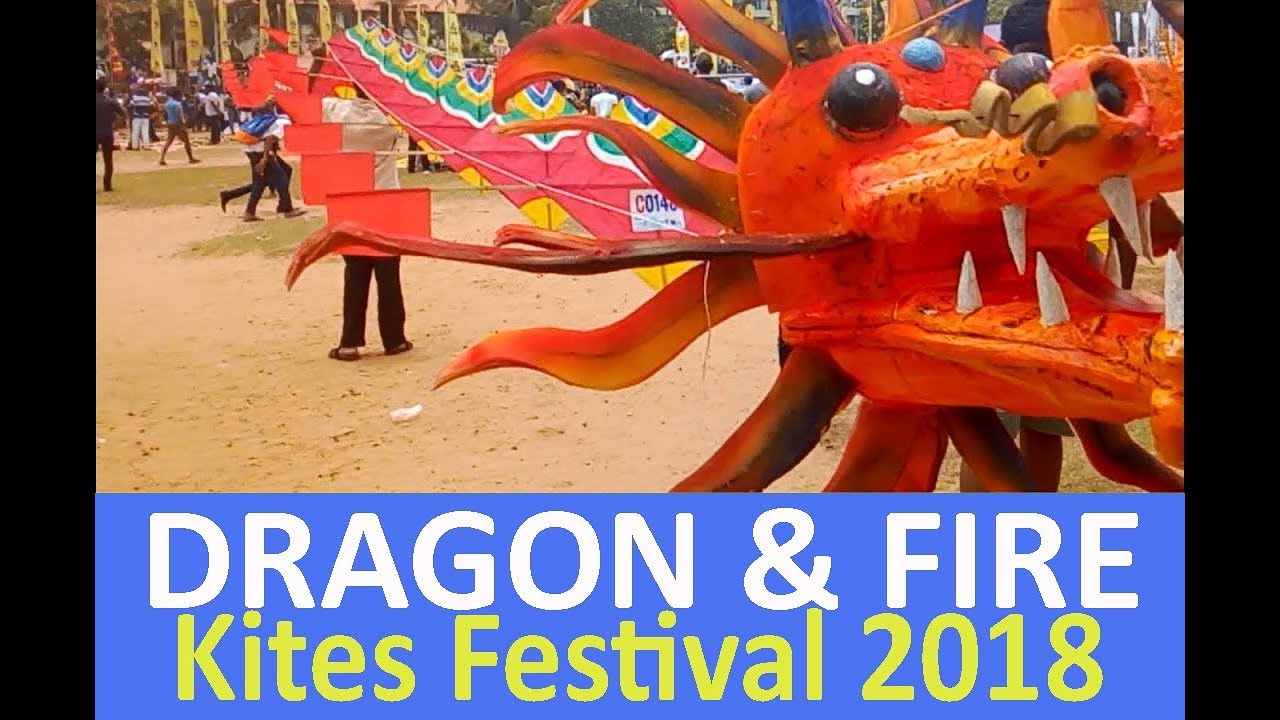 Dragon Fire Kites ((Kites Festival 2018))(Video By Black Rose)) - YouTube