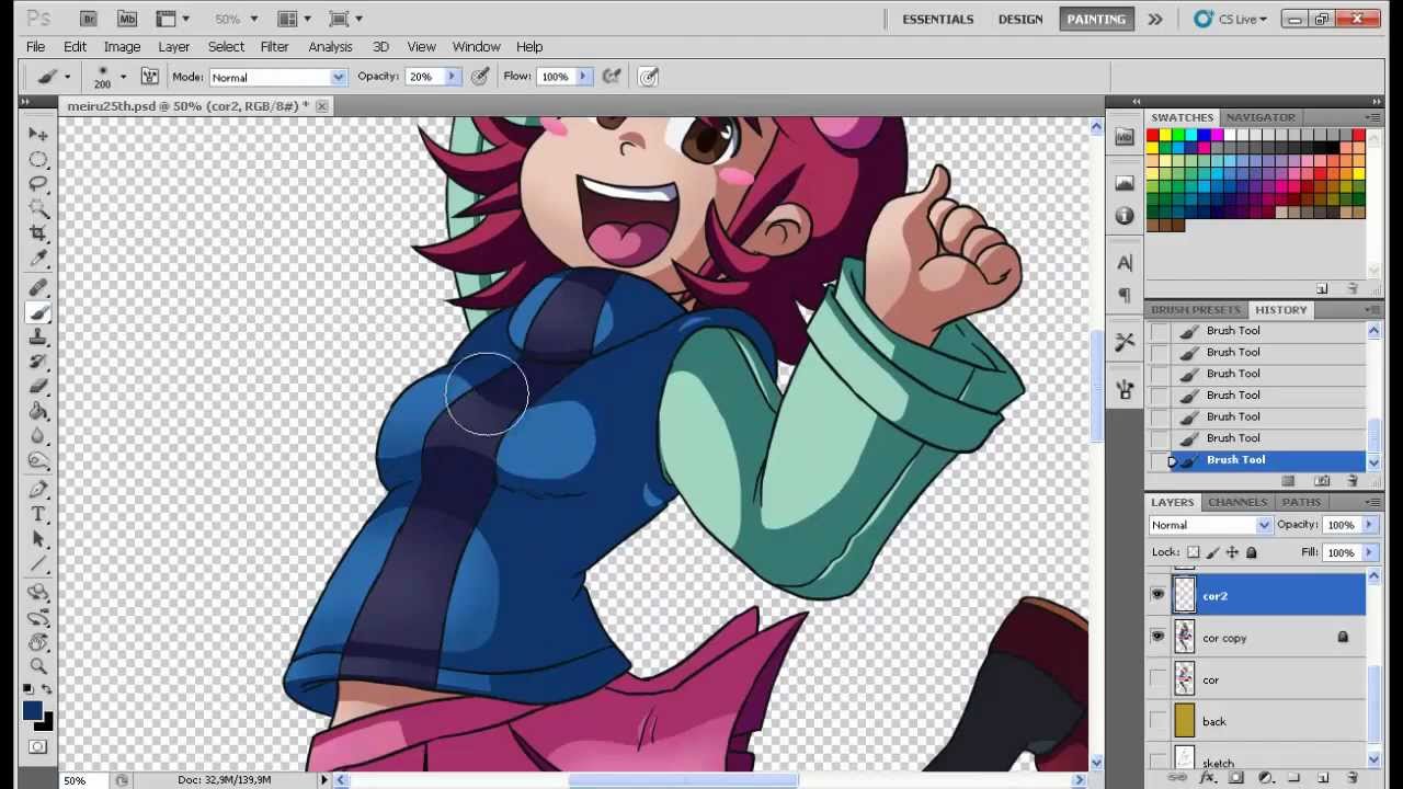Rockman 25th - Meiru Drawing - YouTube