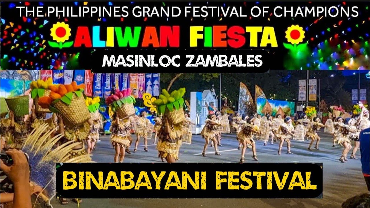 Binabayani Festival of Masinloc Zambales Aliwan fiesta 2023 # ...