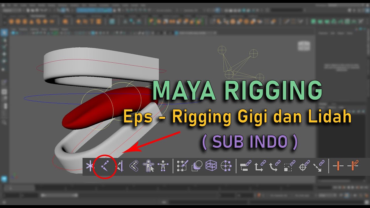Tutorial How to Rigging Teeth & Tongue in Maya Simple ( SUB INDONESIA ...
