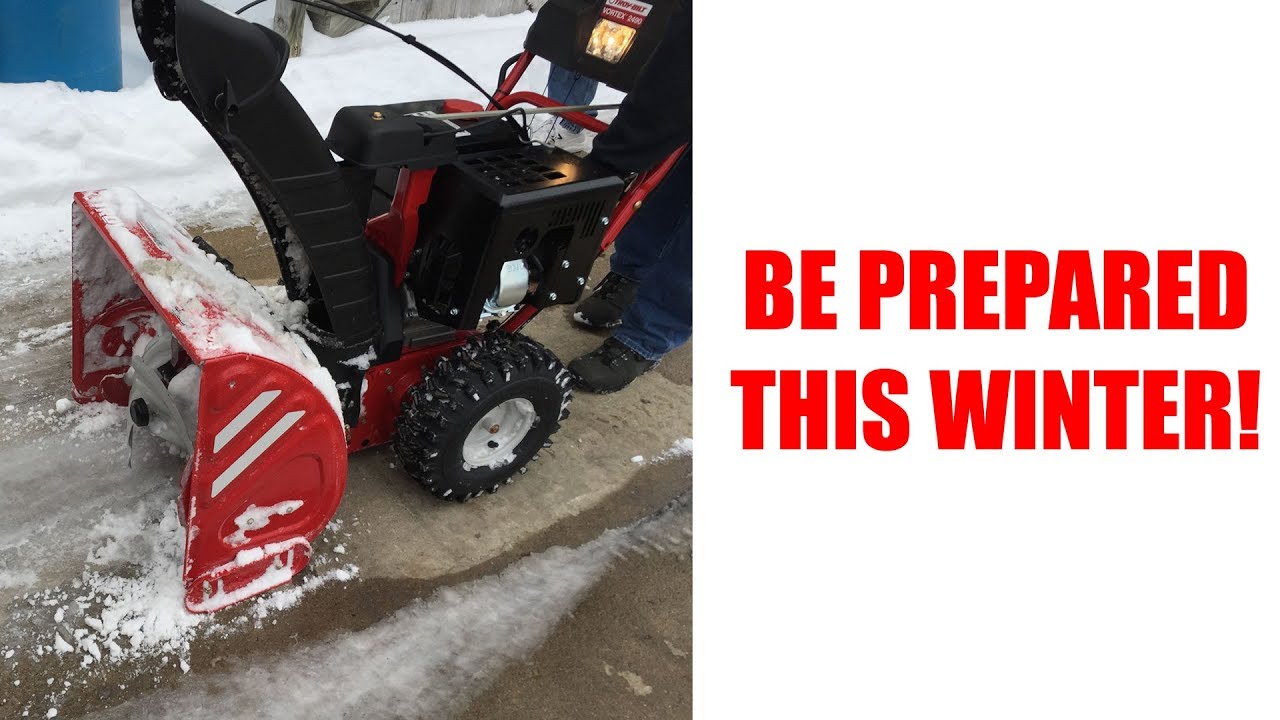 Winter Snow Be Prepared - YouTube