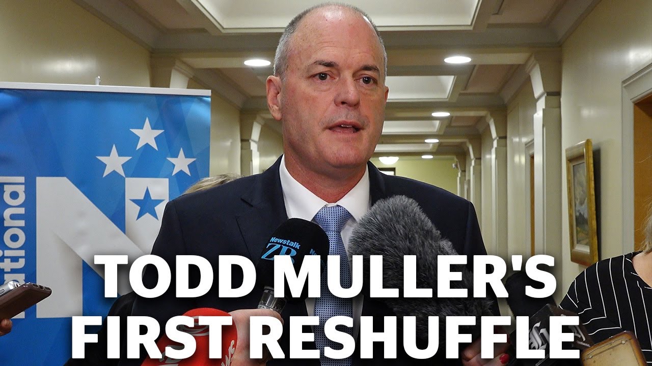 National leader Todd Muller announces cabinet reshuffle | nzherald.co ...