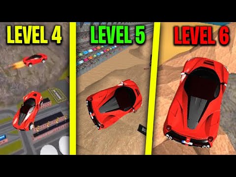 Ramp Car Jumping 100% ALL Levels How to cross LEVEL 4, 5, 6 in Ramp Car ...