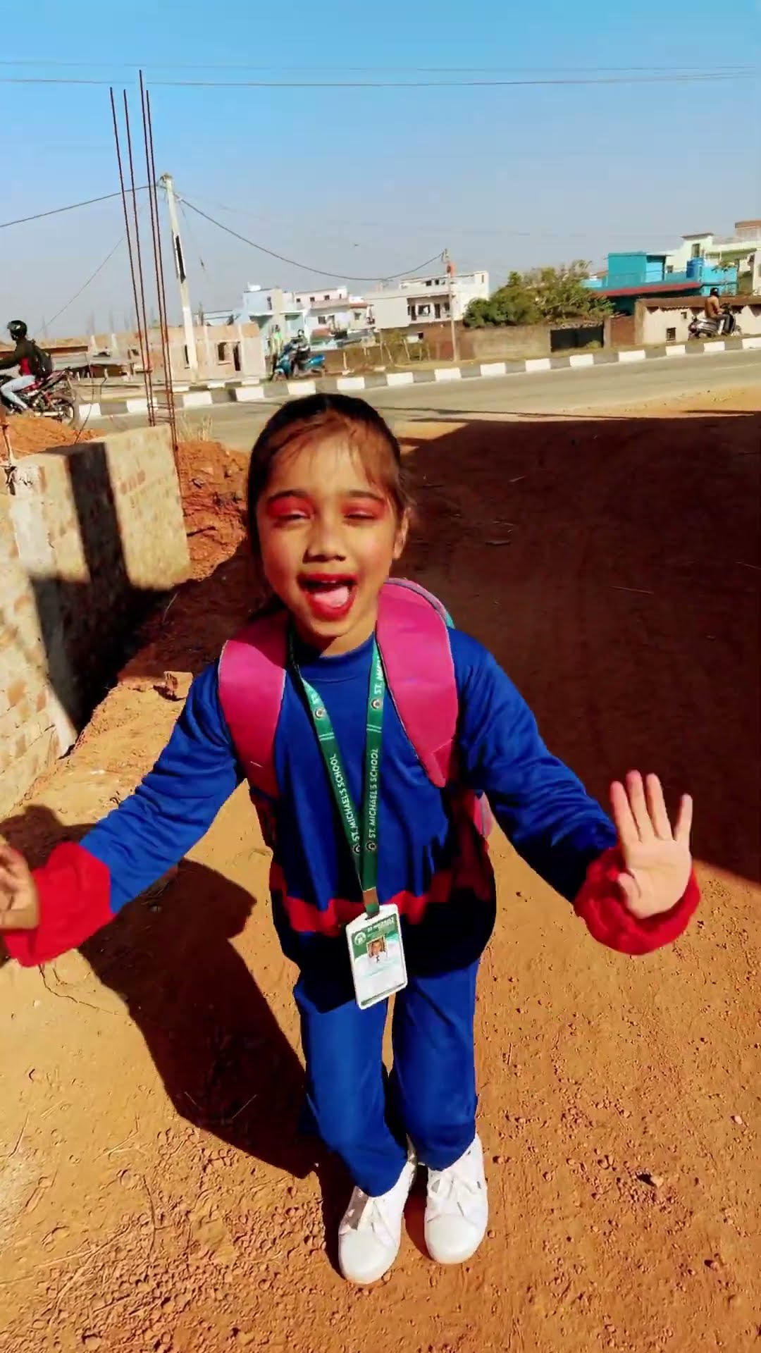 School jate samay dance kiya #youtubeshorts_ sports animal day# - YouTube