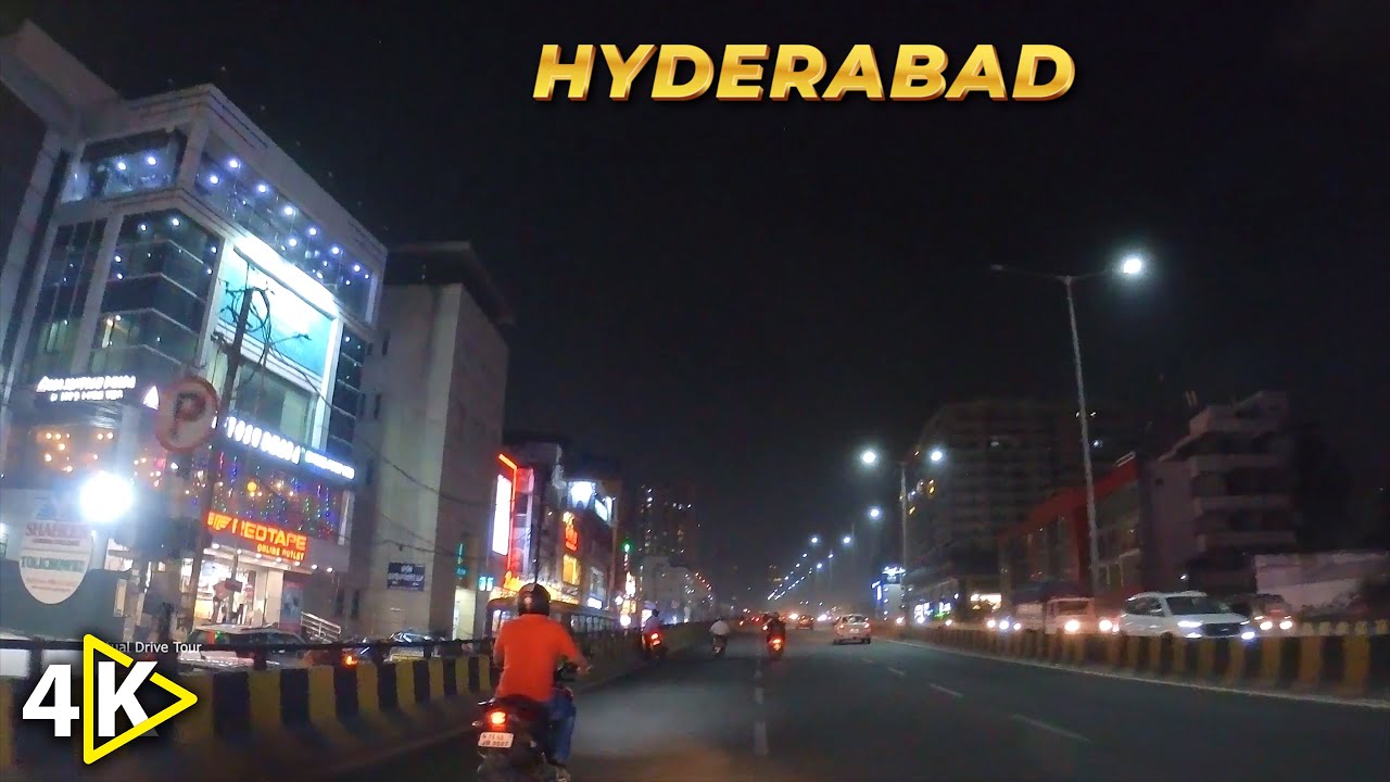2.8 Km Flyover (Night View) @shaikpet | 4k Drive Hyderabad - YouTube